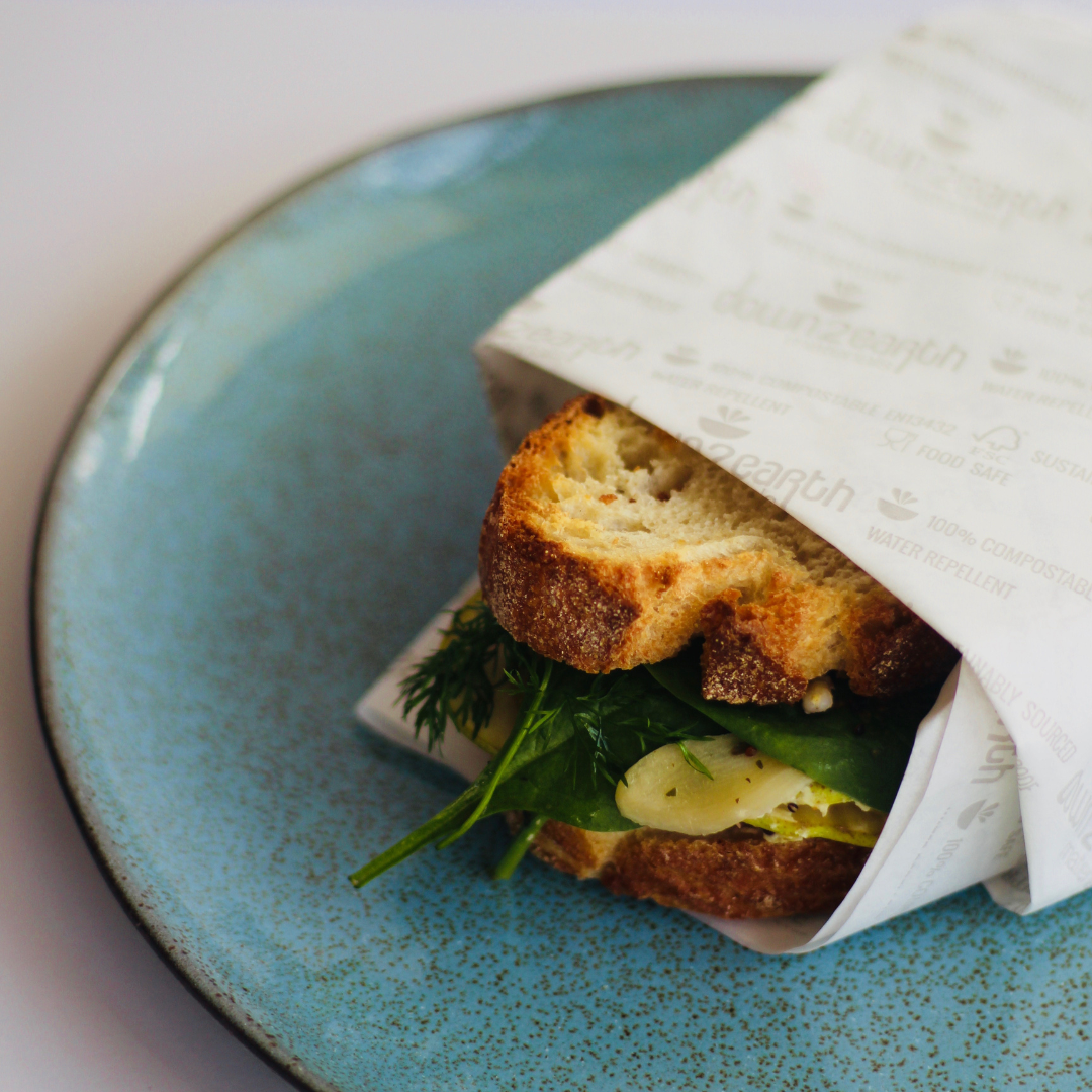 Plain White Compostable Greaseproof Sheet